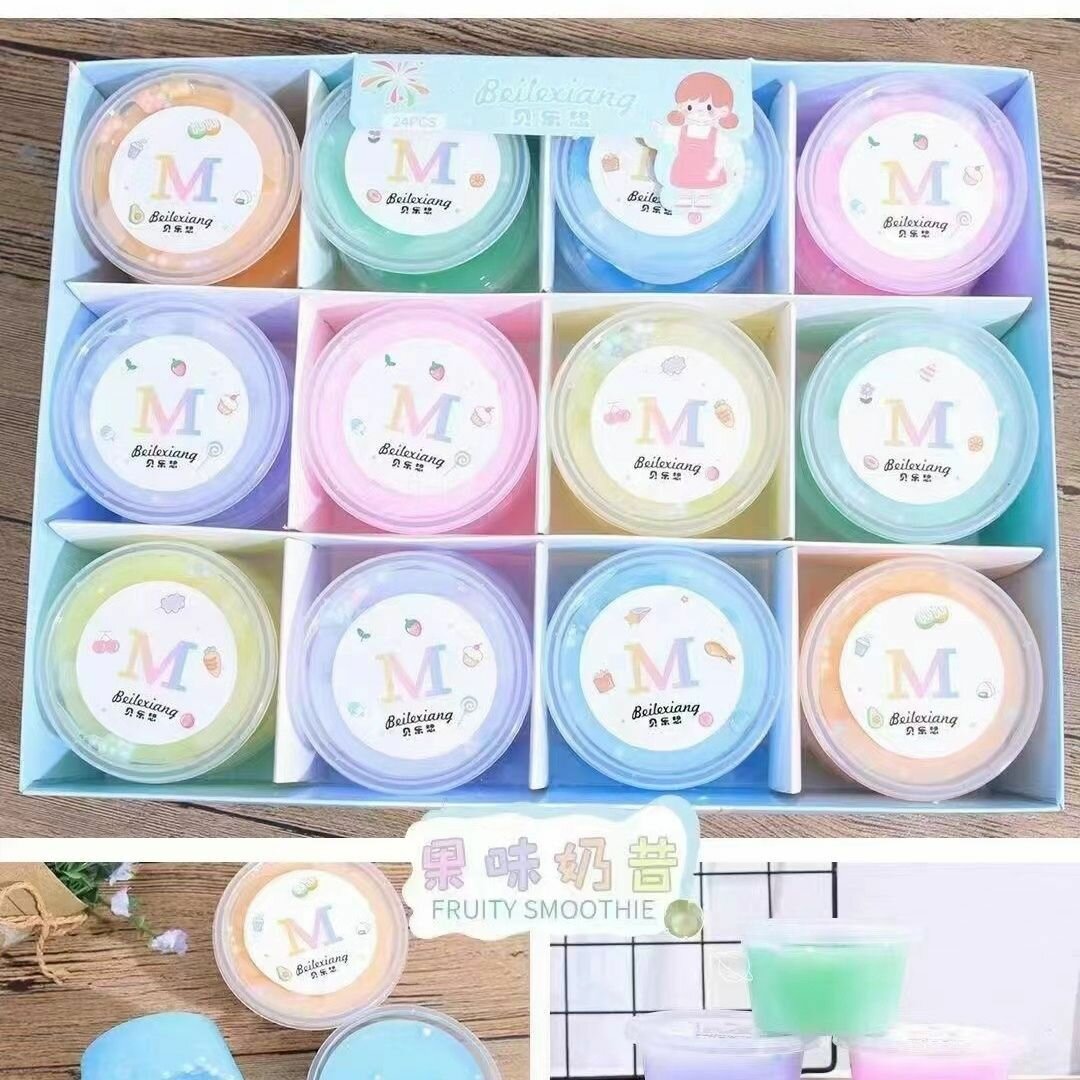 Высокопрозрачный пенящийся клей, цветной ночник, многоцветная детская кристальная глина, нелипкий слайм, источник, трансграничная фабрика