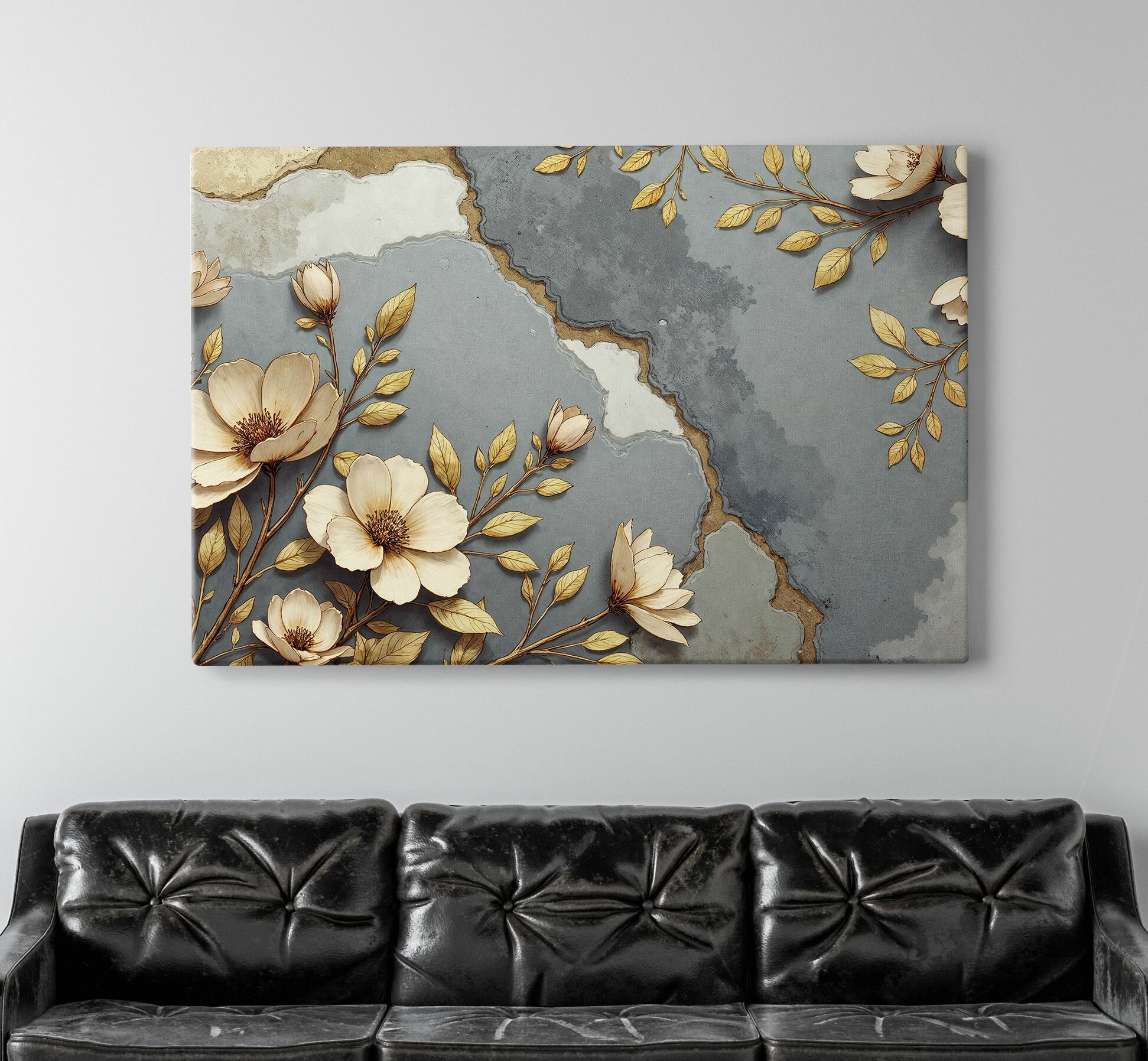 Интерьерная картина "Пробуждение" на холсте, большая, размер 60 на 90/ 60х90 см