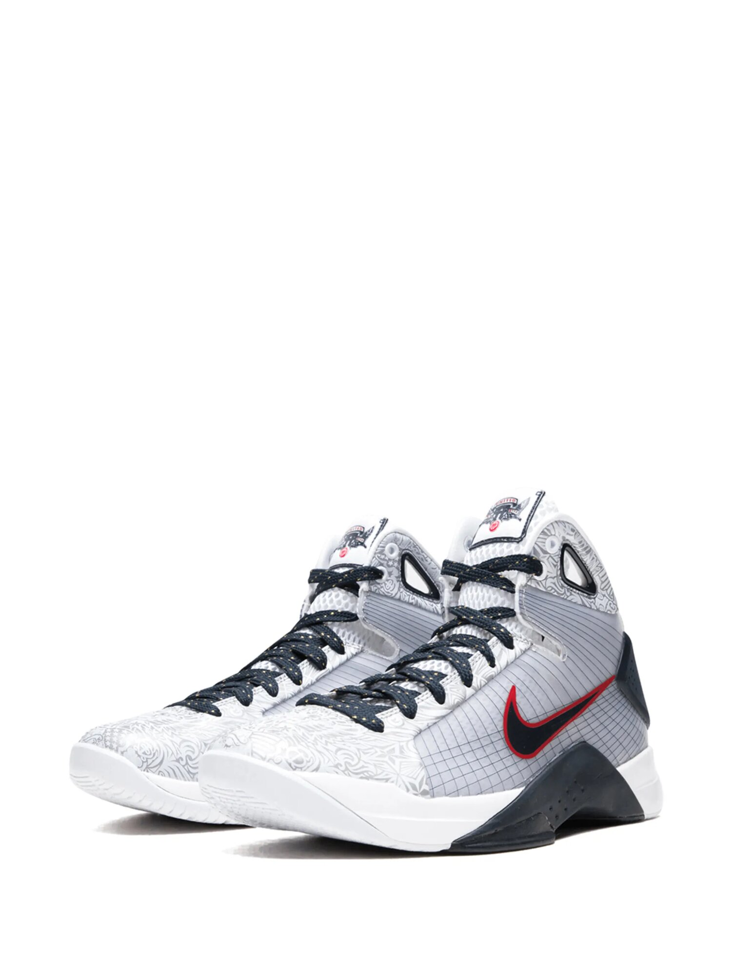 Кроссовки NIKE Hyperdunk OG, размер 11.5 US, серебристый — фото 1