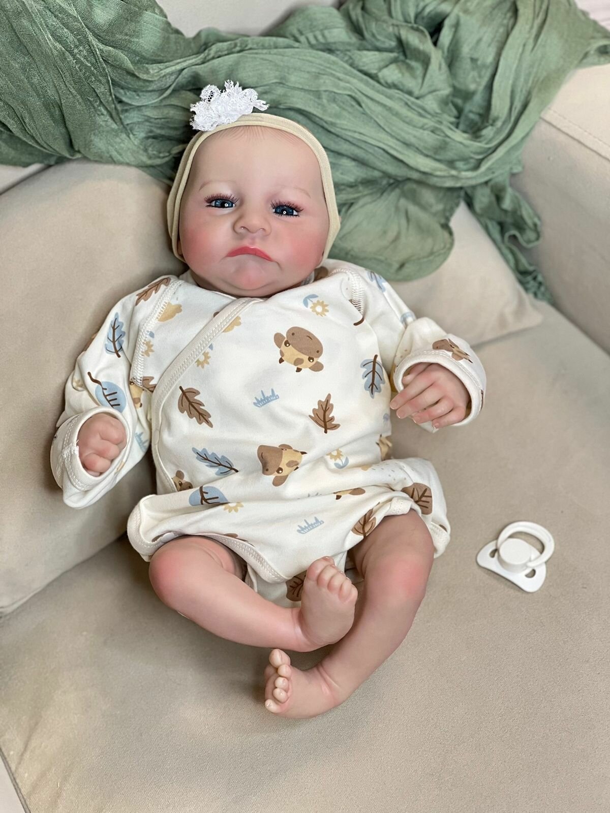 Кукла Реборн мягконабивная 48 см