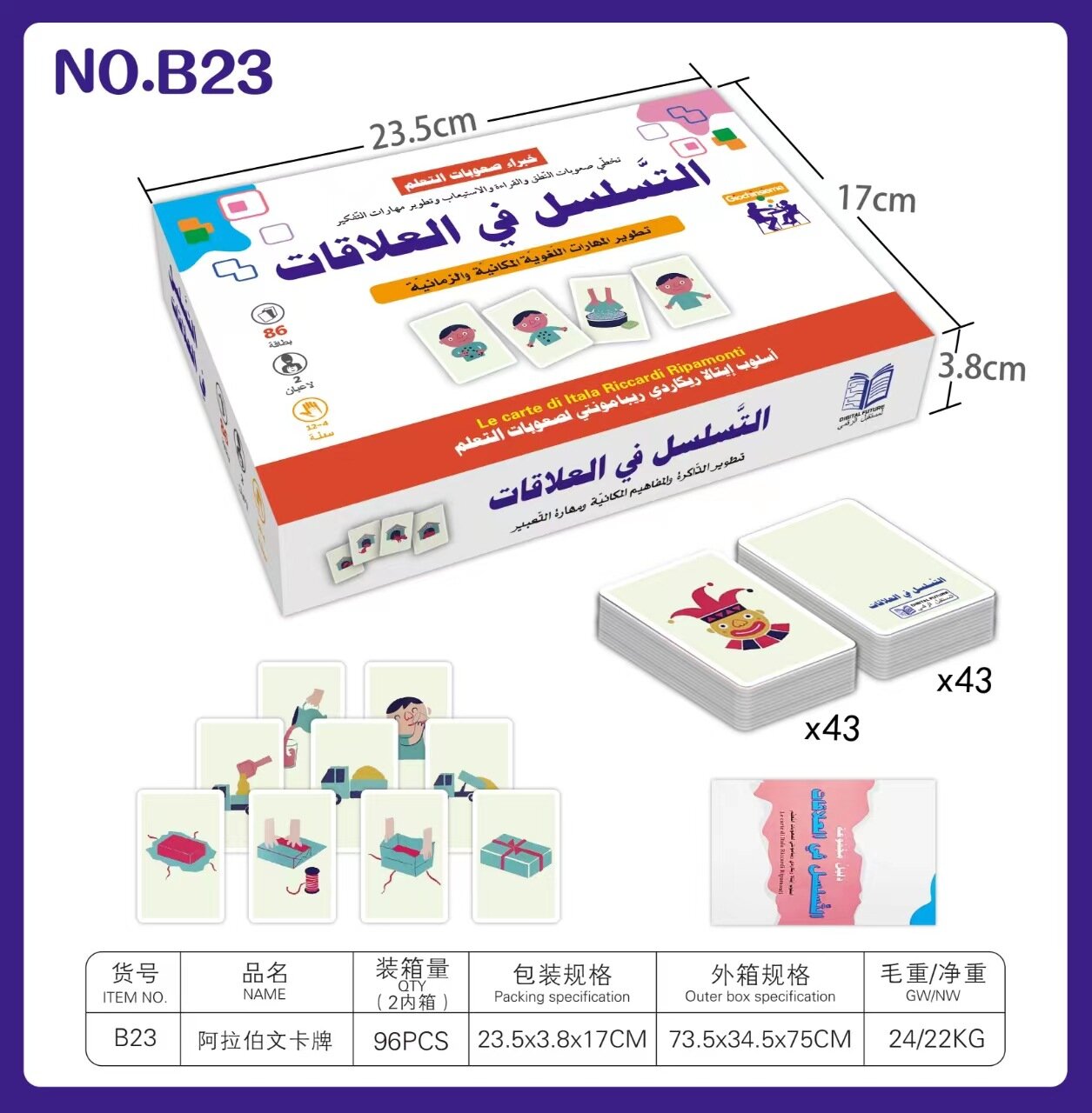 Трансграничная внешняя торговля Ближневосточные арабские карты времени настольные игры веселые настольные игры B23