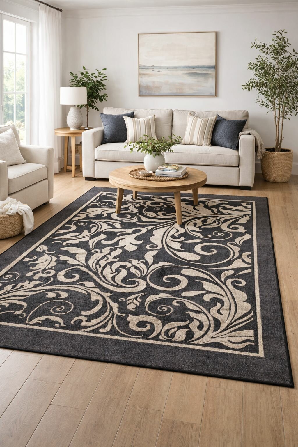 Ковер палас на пол настенный размер: 2,0х3,0 м (200 х 300 см) безворсовый в спальню гостиную на кухню на стену современный