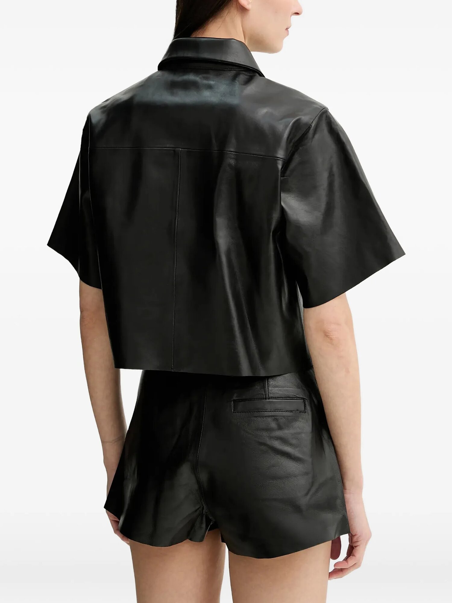 Топ STAND STUDIO Short-sleeve collared top, размер 36-38 — фото 1