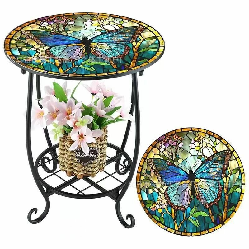 Садовый стол, Металл 35х35х43 см