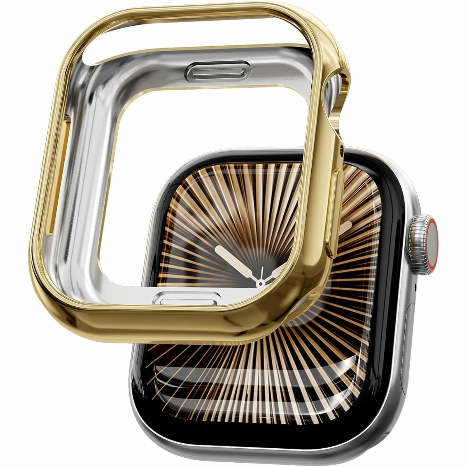 Защитный чехол TPU для Apple Watch Apple Watch Series 9 8 7 6 5 4 3 2 1 SE3/2/1 42 мм 44 мм 45 мм, легкий, мягкий, приятный для кожи, для повседневного и спортивного использования