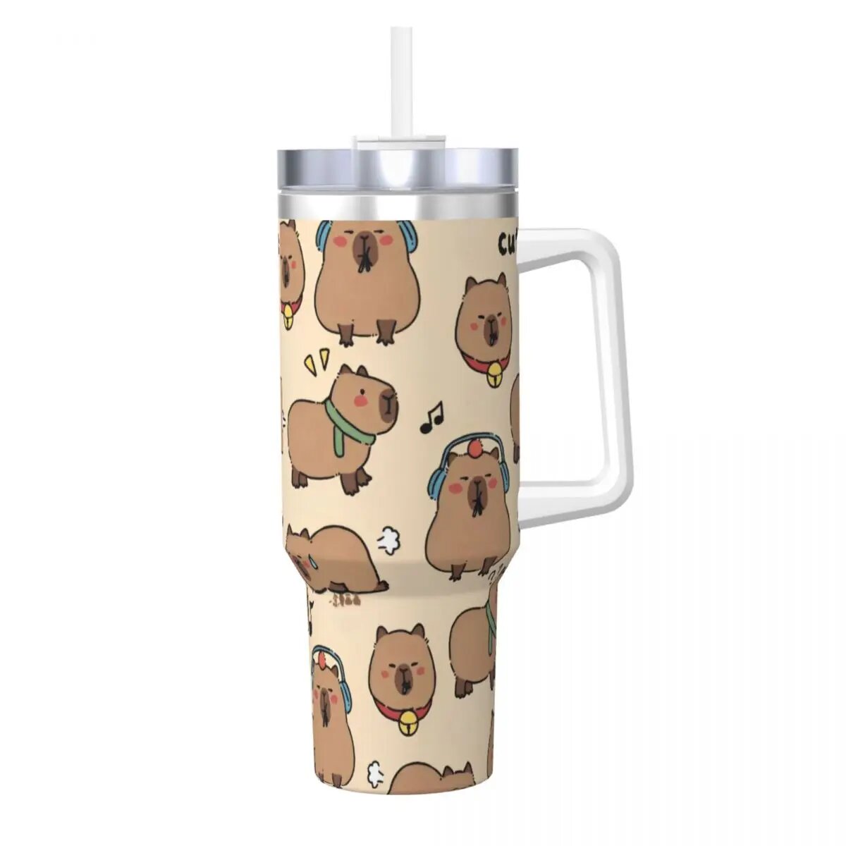 Термокружка MINISO Капибара, цвет 9