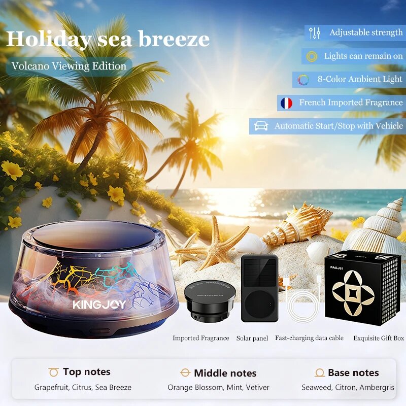 Автомобильный электрический воздушный диффузор с ароматом окружающего света, регулируемые диффузоры эфирного масла для декора салона автомобиля, офиса, дома, подарка set 5