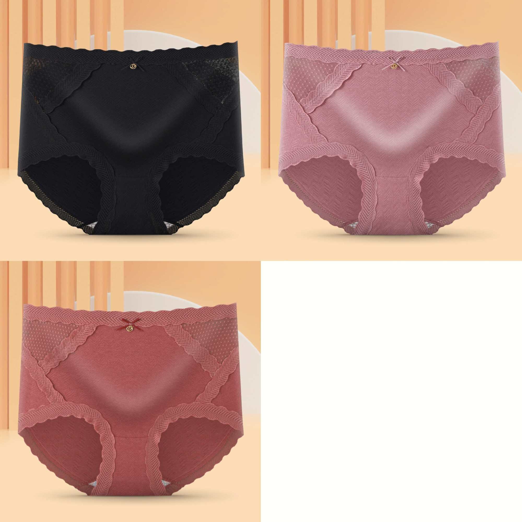 Женское нижнее белье больших размеров для полных женщин 100kg года, экстра-большие хлопковые, высокие, дышащие, сексуальные кружевные, антибактериальные, полностью хлопковые трусики для женщин