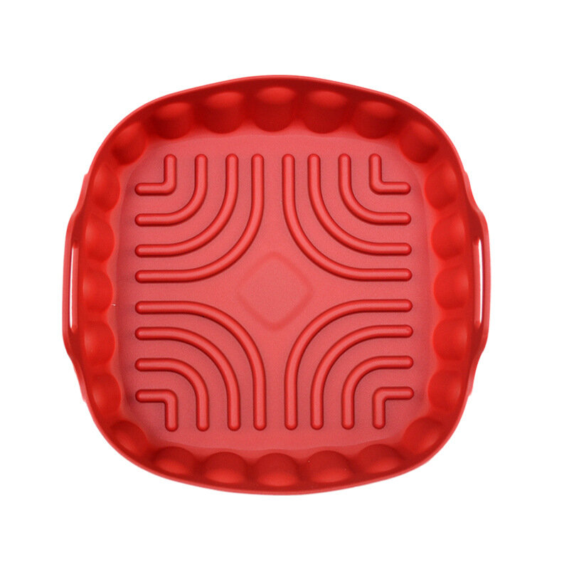 Набор силиконовых противней для фритюрницы, домашний поднос для микроволновки, коврик для выпечки, набор силиконовых противней пищевого качества