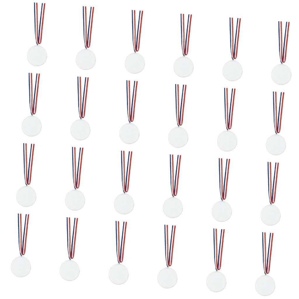 Набор из 24 медалей для детей с лентами