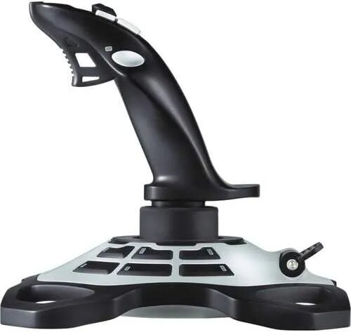 Logitech Геймпад, Проводной, серый, черный