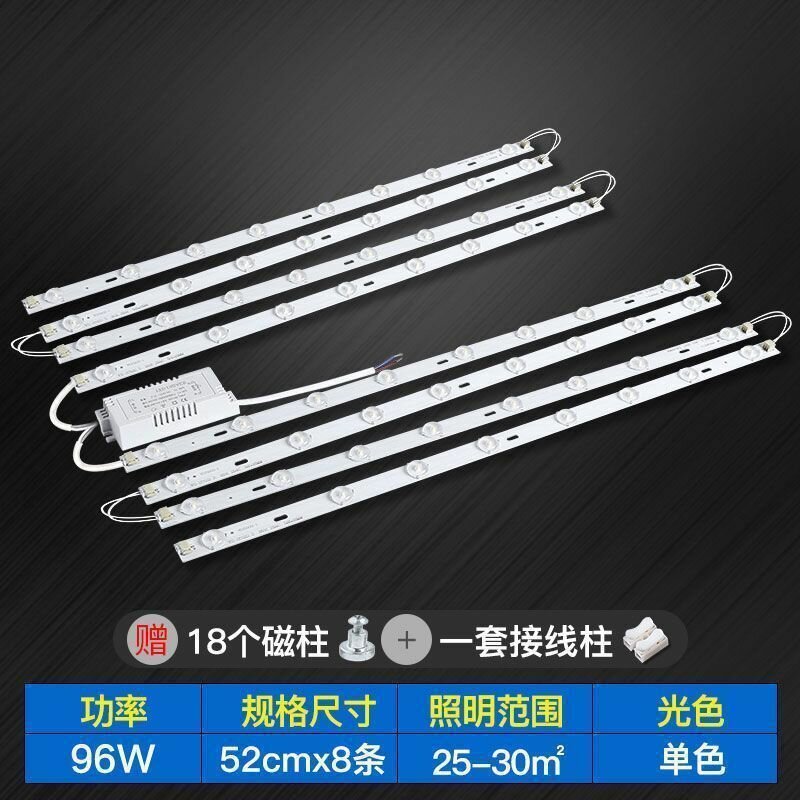 Горячая распродажаСветодиодная панель для потолка, энергосберегающая лампочка для гостиной и спальни, магнитный источник света, замена лампы, полный спектр, защита глаз, для помещений