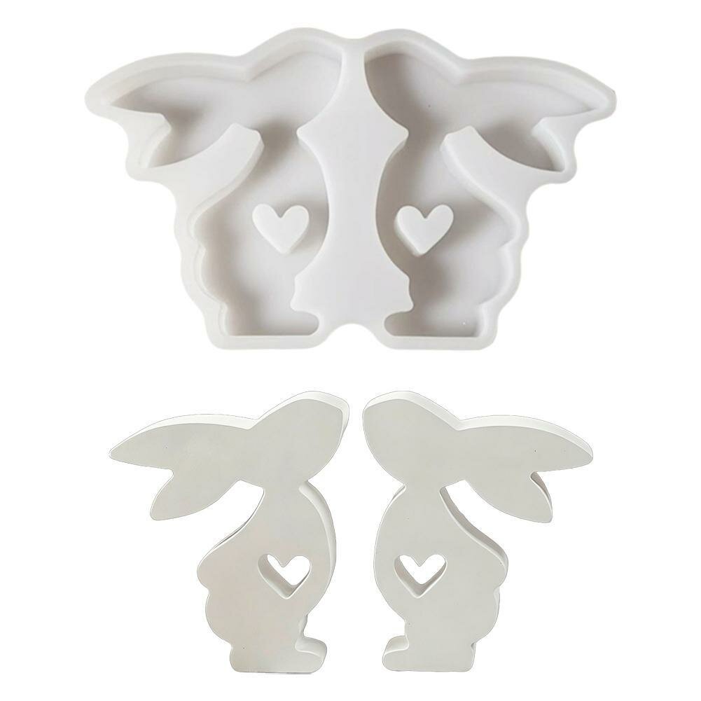 Силиконовый молд "Зайчики" для шоколада, гипса, эпоксидной смолы