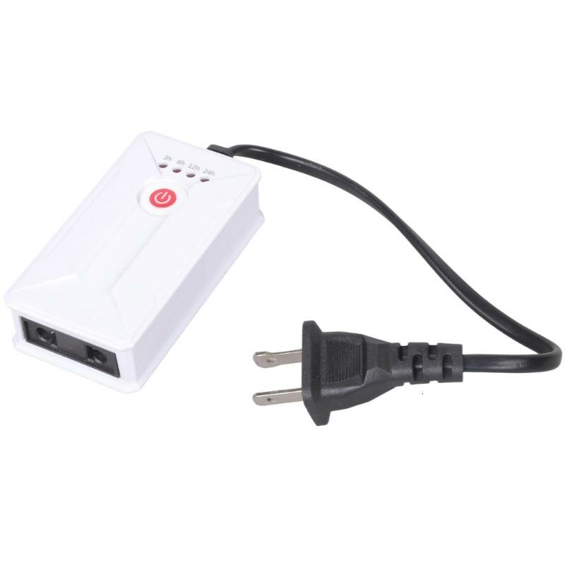 Механический таймер для бытовых приборов 100 Вт, 110/220 В, 4 режима, Белый