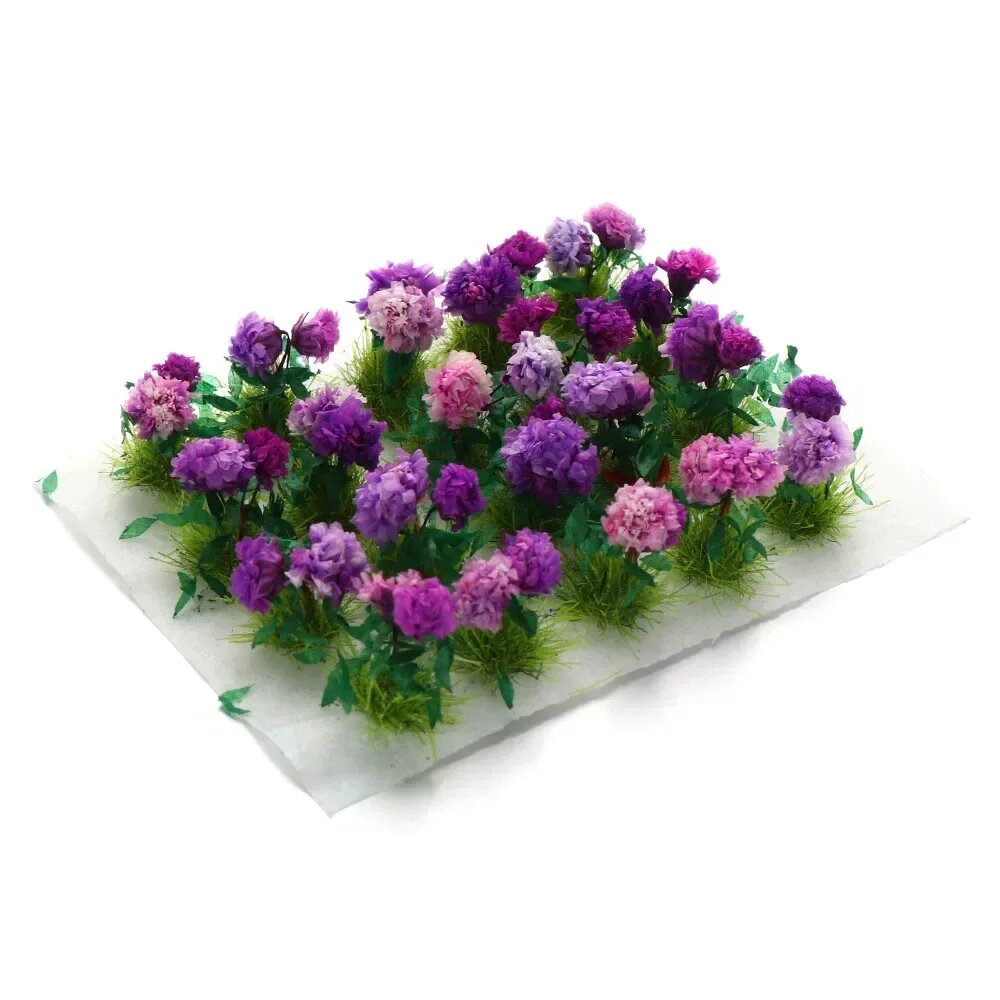Миниатюрный цветочный кластер из смолы, сиреневый, A-purple