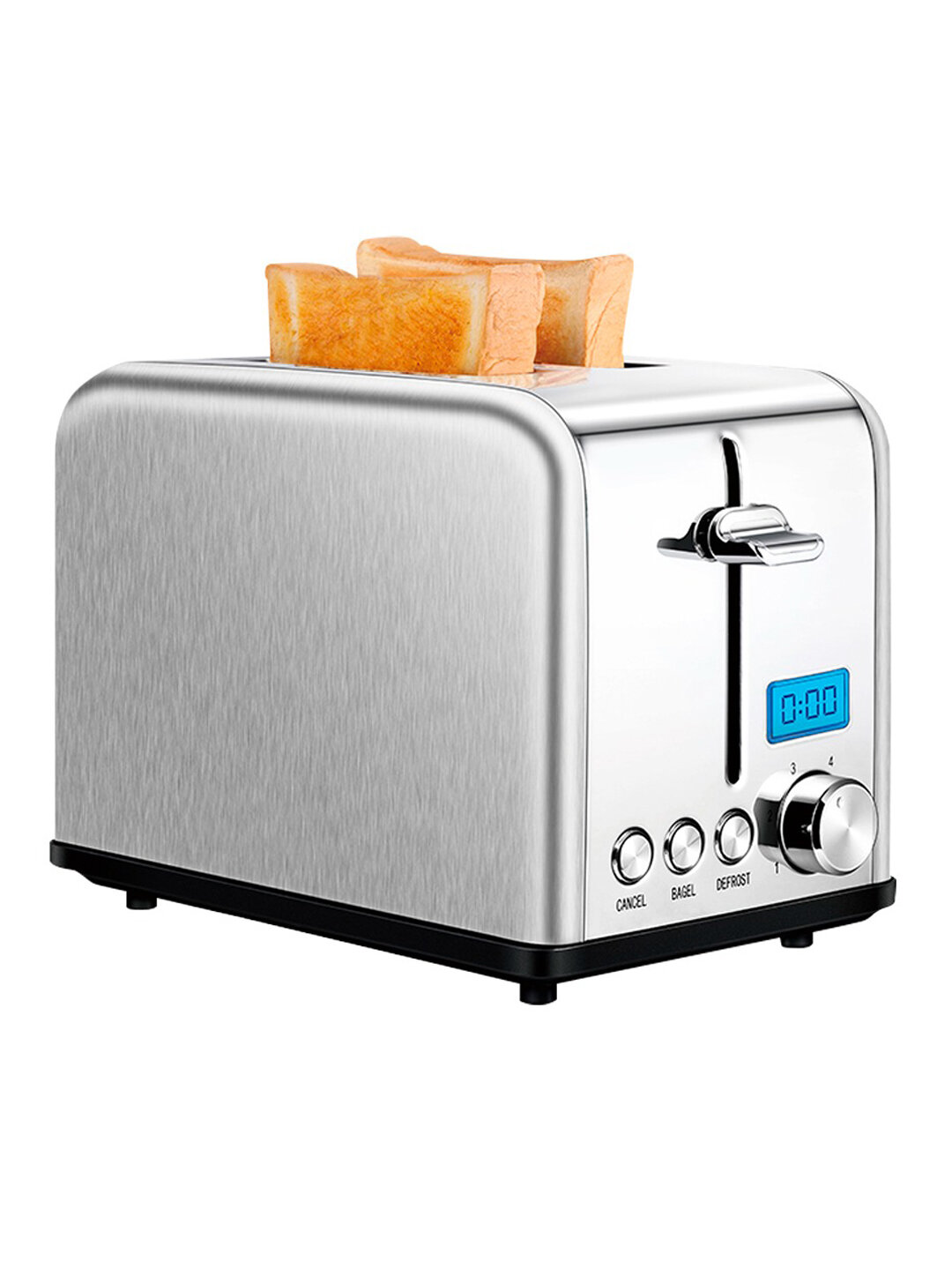 Тостер xiaomi ряд Bake, серебристый, 800 Вт, 6 режимов обжаривания, нержавеющая сталь