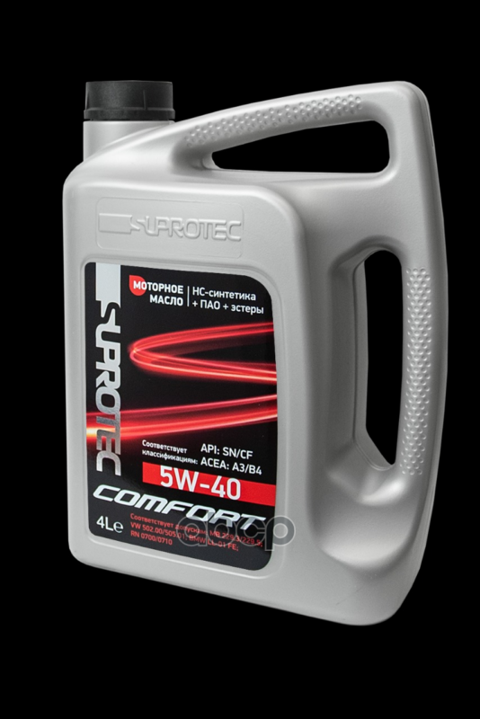 Suprotec HC - cинтетическое моторное масло A3/B4 Suprotec Comfort 5W-40 4л.