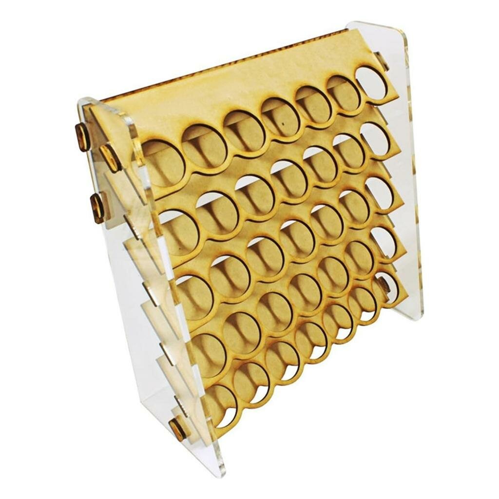 Деревянная стойка для красок