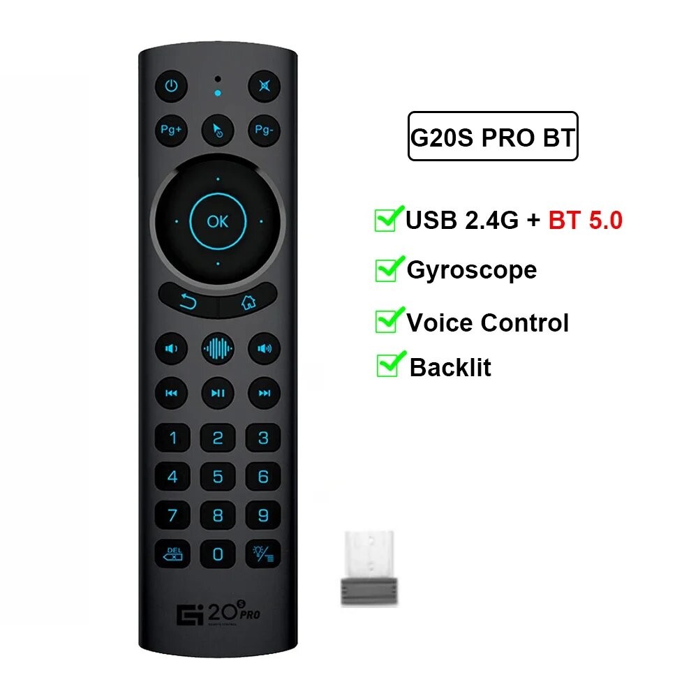 Беспроводной пульт G20S PRO для Android TV Box G20S Pro BT