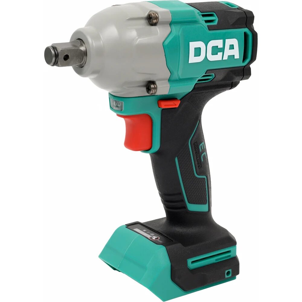 Аккумуляторный гайковерт DCA ADPB520 (TYPE Z) бесщеточный 20 В Li‑Ion, реверс, подсветка, квадратный патрон 1/2 дюйма