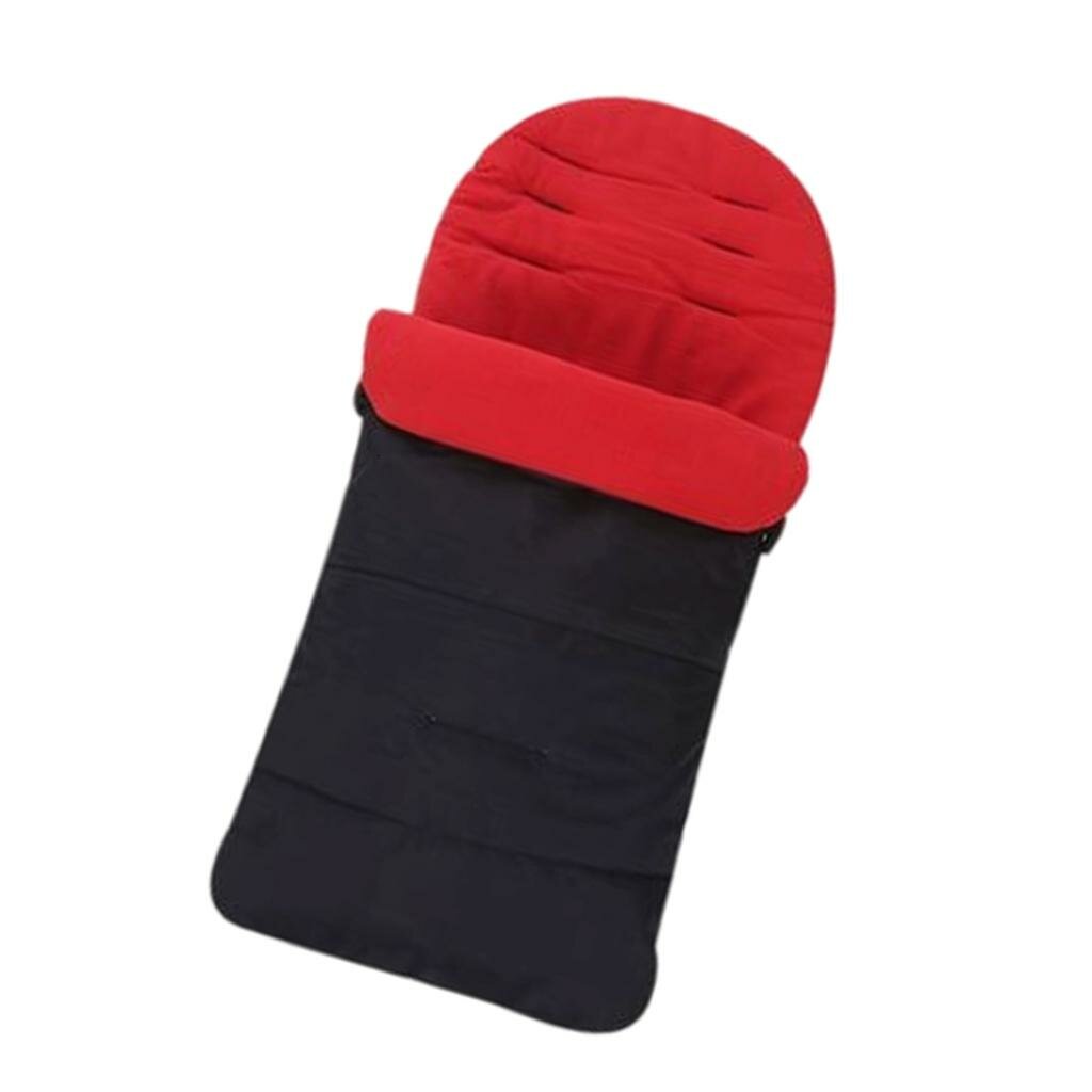 Теплый конверт с водонепроницаемым покрытием, красный