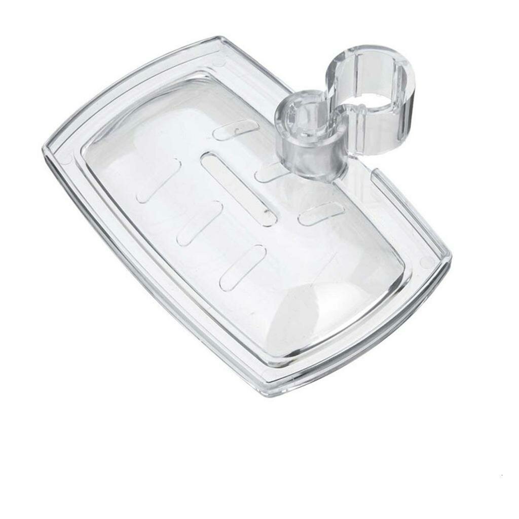 Пластиковая держалка для мыла на душевую штангу, 45003 Прозрачный 25