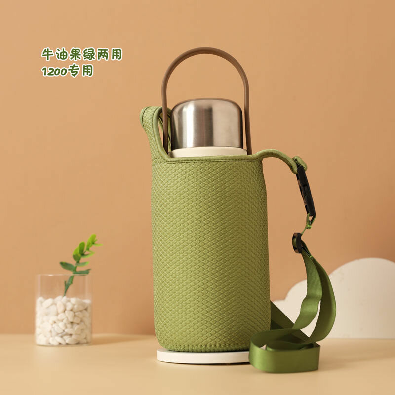 Чехол для стакана, подходящий для бутылок большой емкости 1L, 1.2L, 1.6L, защитный чехол, портативный, противоударный