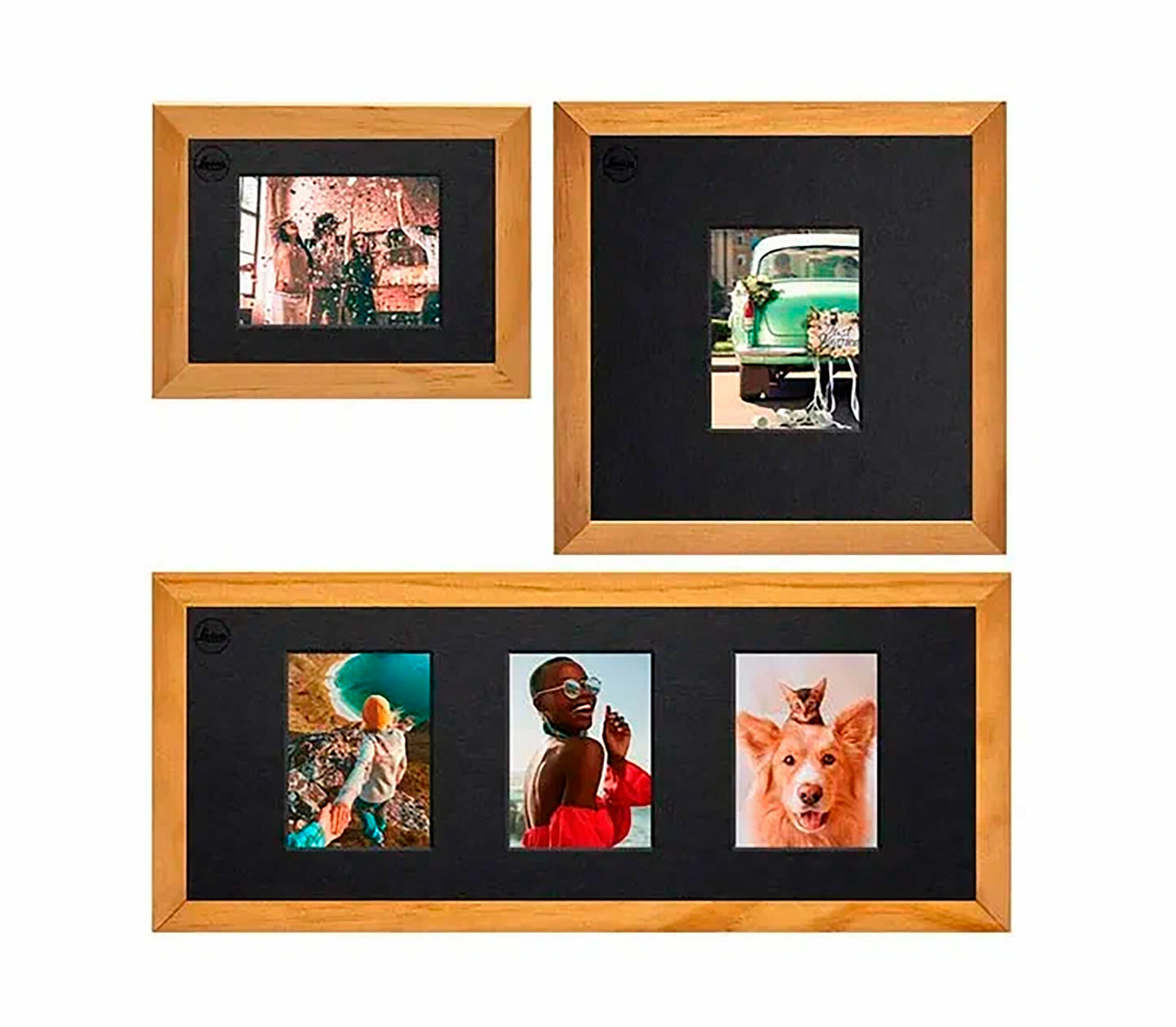 Набор рамок Leica для фотографий SOFORT, сосна