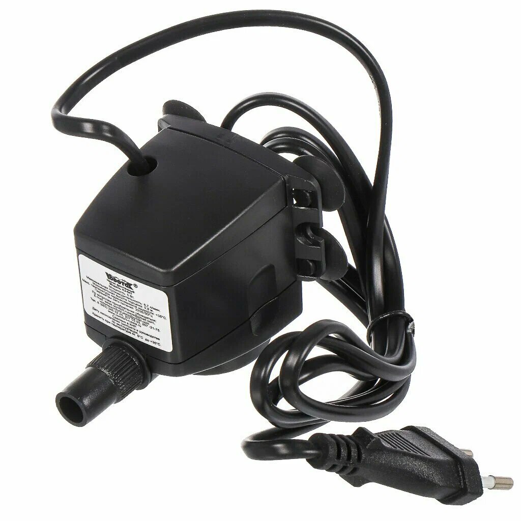 Насос фонтанный Vodotok HJ-541, погружной, для садовых фонтанов, мощность 5 Вт, напор 0.8 м