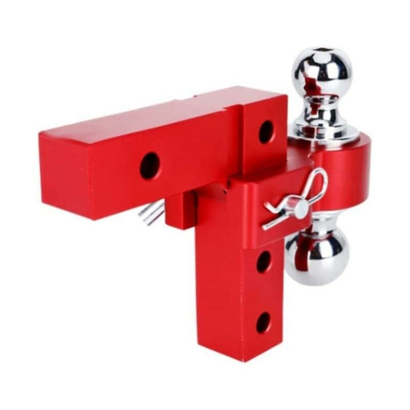 Глобальный прицепной щит с регулируемым положением из алюминиевого сплава, красный