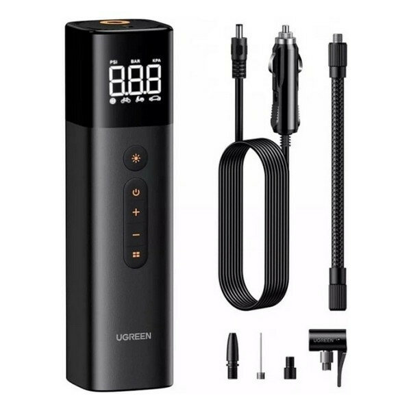 Портативный насос Ugreen ET501 Portable Tire Inflator (35573) черный