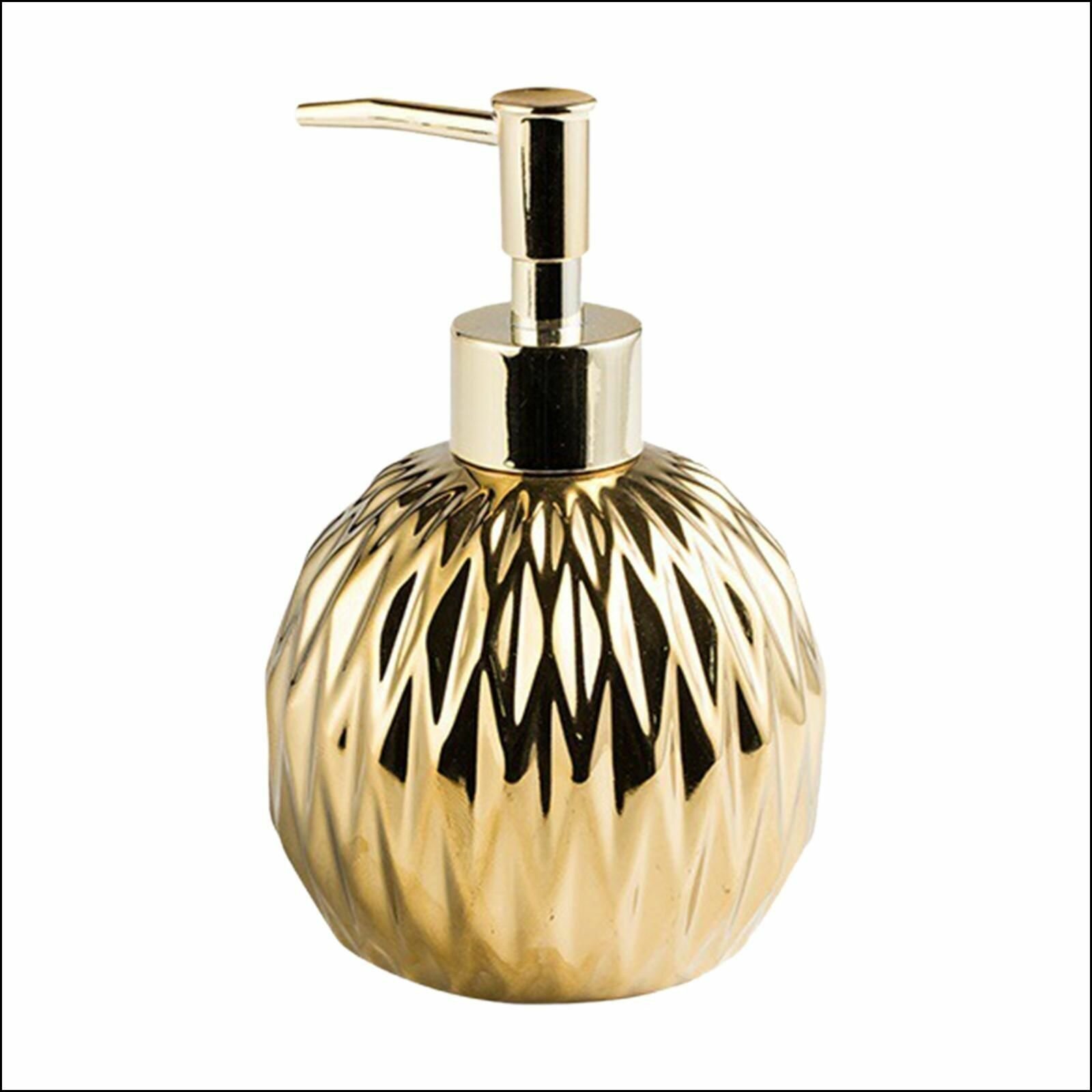 Керамический дозатор для жидкого мыла, шампуня и лосьона с помпой, элегантный аксессуар для ванной комнаты и кухни