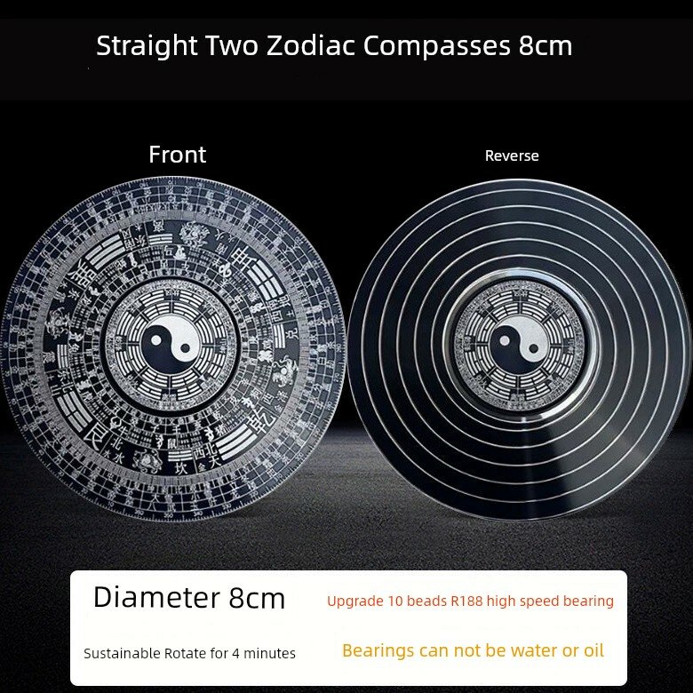 Китайский высокотехнологичный фиджет-спиннер, цельнометаллическая игрушка для снятия стресса, компас Фэн-шуй Тай-чи