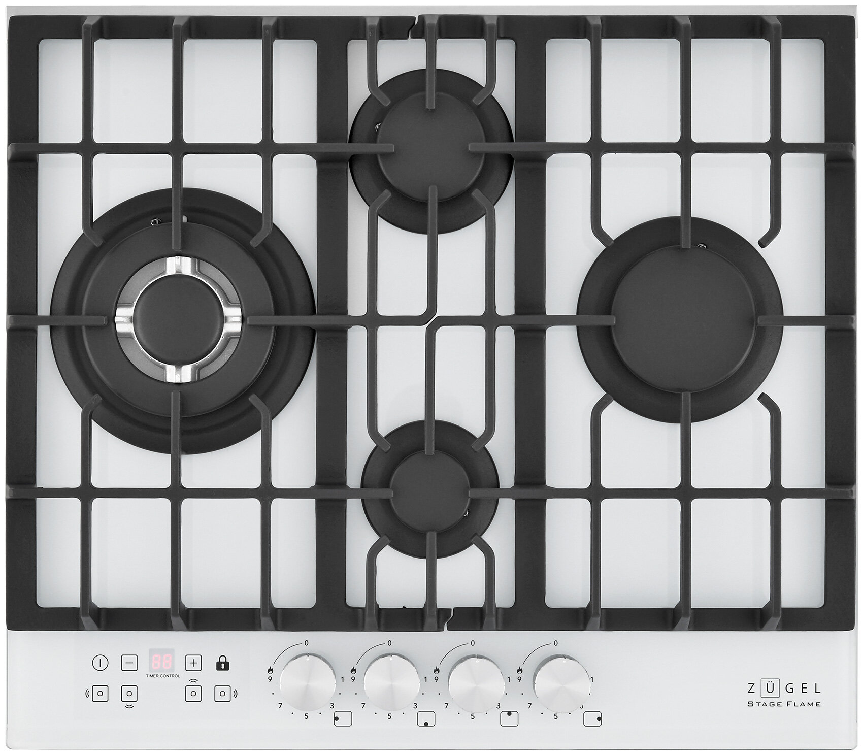 Газовая варочная панель Zugel ZGH600W