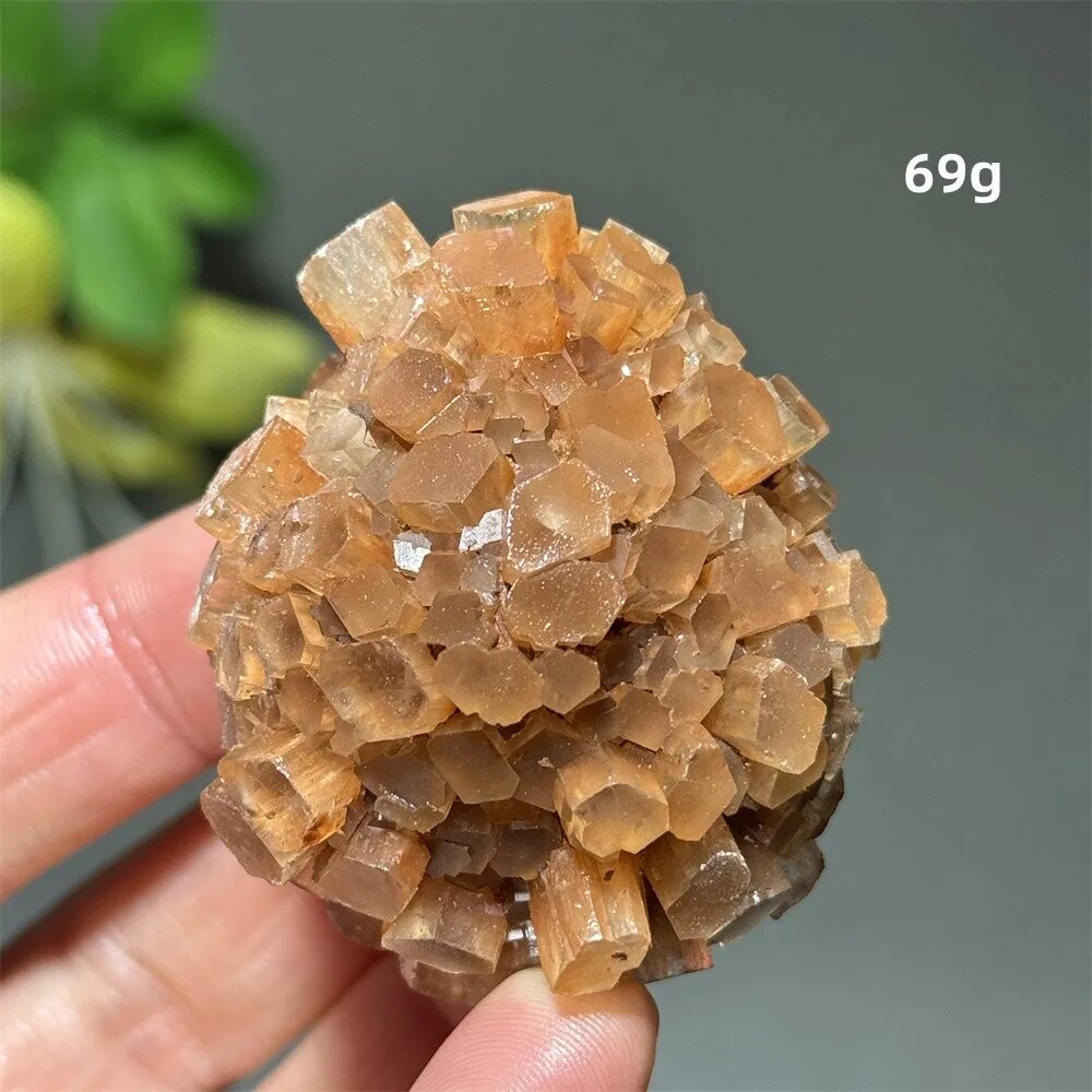 Оранжевый арагонит, кластер 2 69g