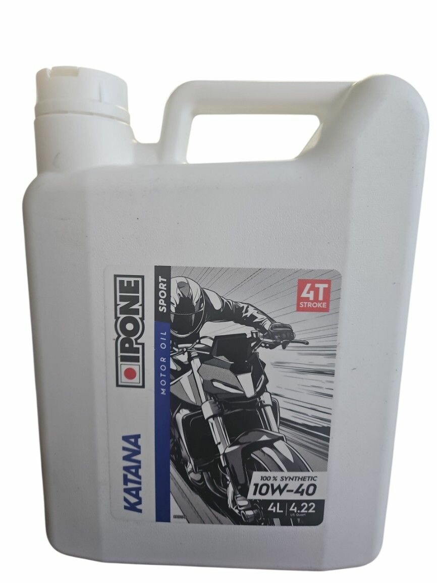 Моторное масло IPONE 4T "KATANA SPORT", синтетическое, 10W40, 4 л
