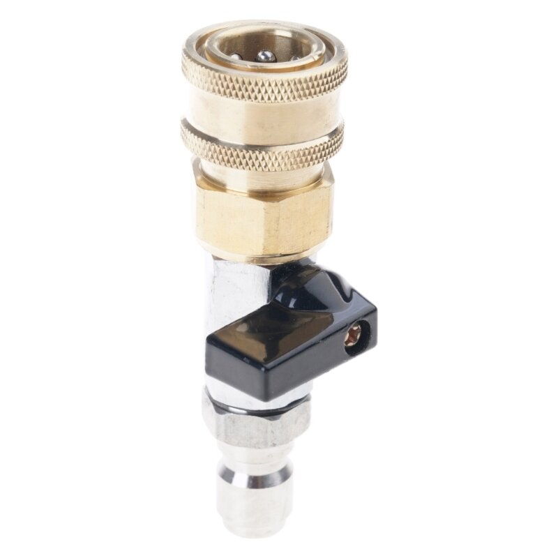 Универсальные Воздушные Запорные клапаны диаметром 3/8 дюйма Быстроразъемная Муфта Прочный Латунный Фитинг для Пневматических систем