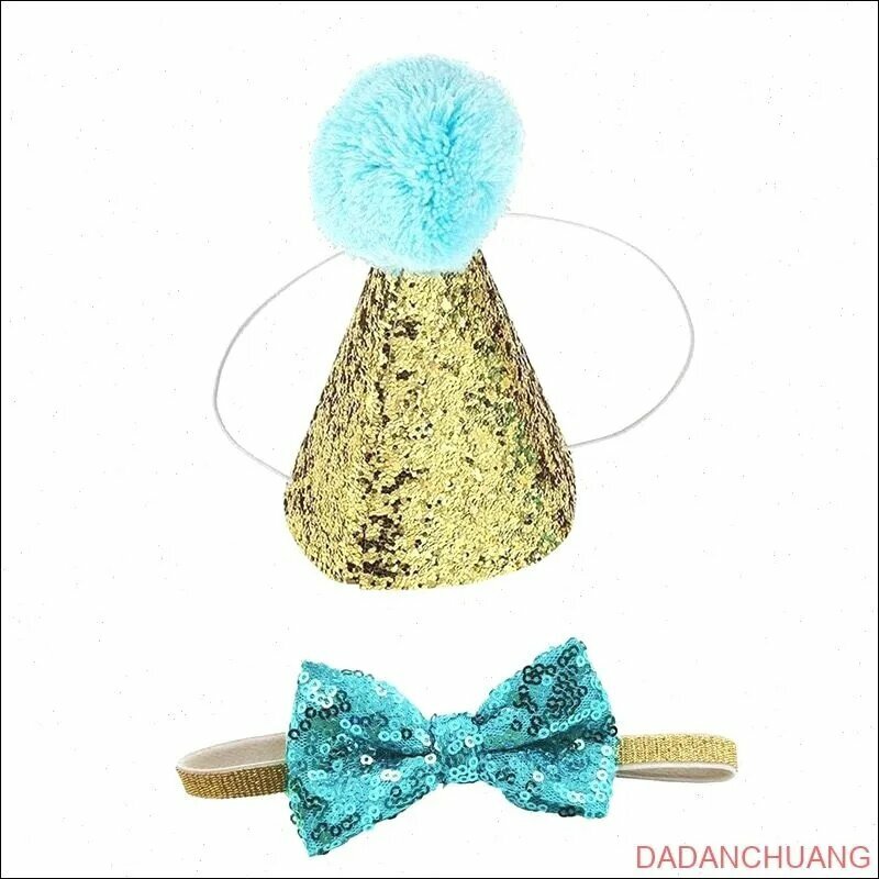 Бабочка и колпак праздничный костюм на День Рождения кота и собаки