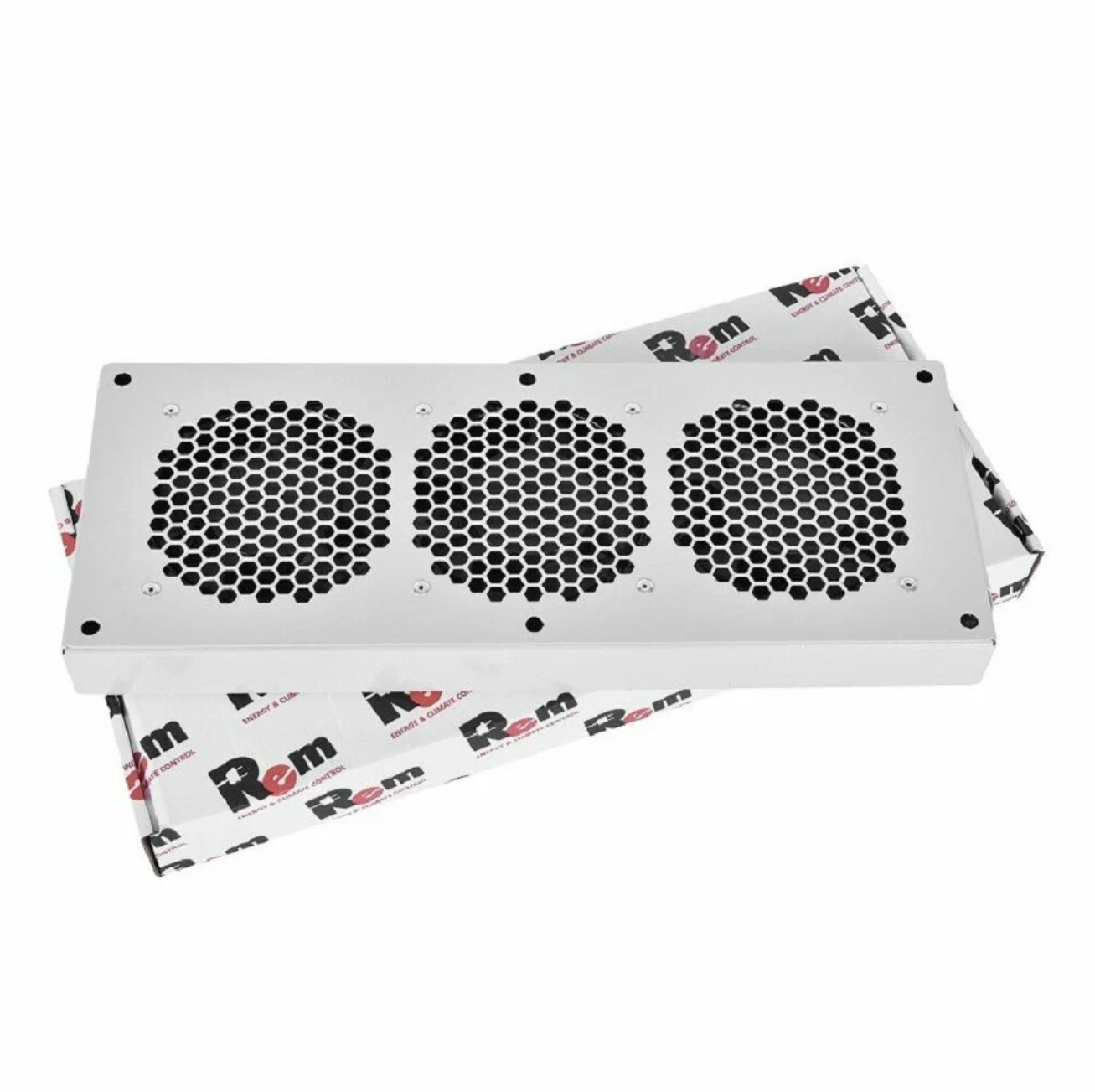 Вентиляторный модуль для телекоммуникационных шкафов ЦМО R-FAN-3J Металл/Пластик