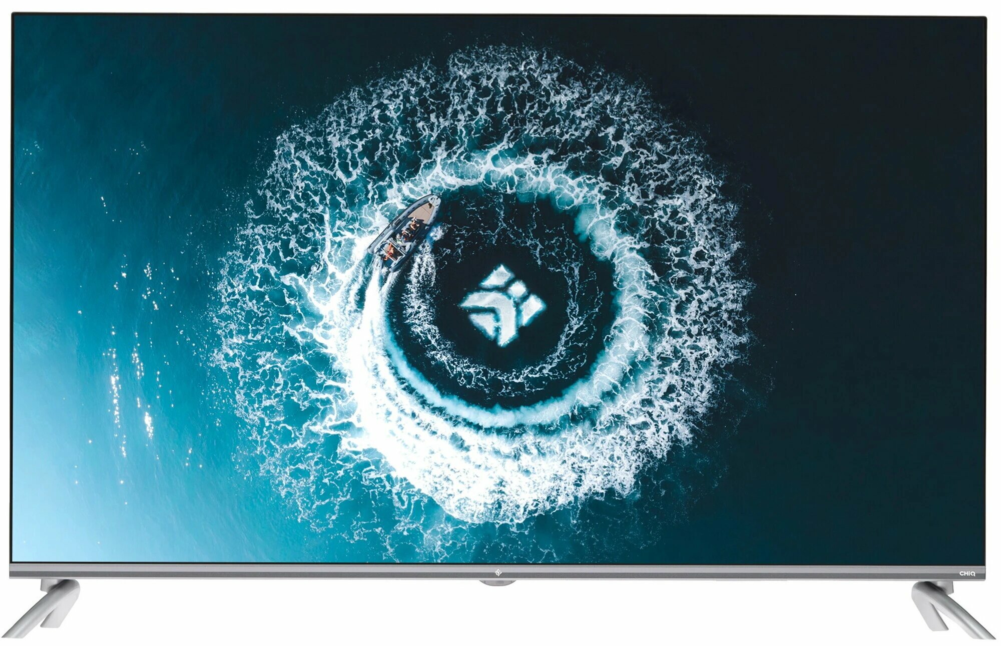 43" (109 см) LED-телевизор DEXP Q431 серый, Direct LED, QLED, 4K UltraHD, Wi-Fi, 60 Гц, Android TV, HDMI х 3, USB х 2 шт