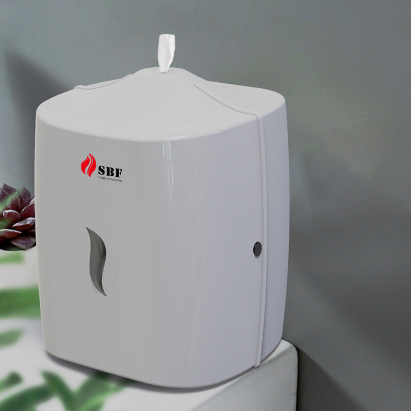 Источник настенный Средний насосный большой рулонный цилиндр для полотенец для рук Больничная дезинфекция без отверстий