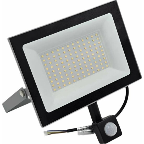 Прожектор Foton Lighting Foton FL-LED Light-PAD SENSOR 100W Grey 4200К 10000Лм 100Вт AC220-240В 235x220x55мм 750г