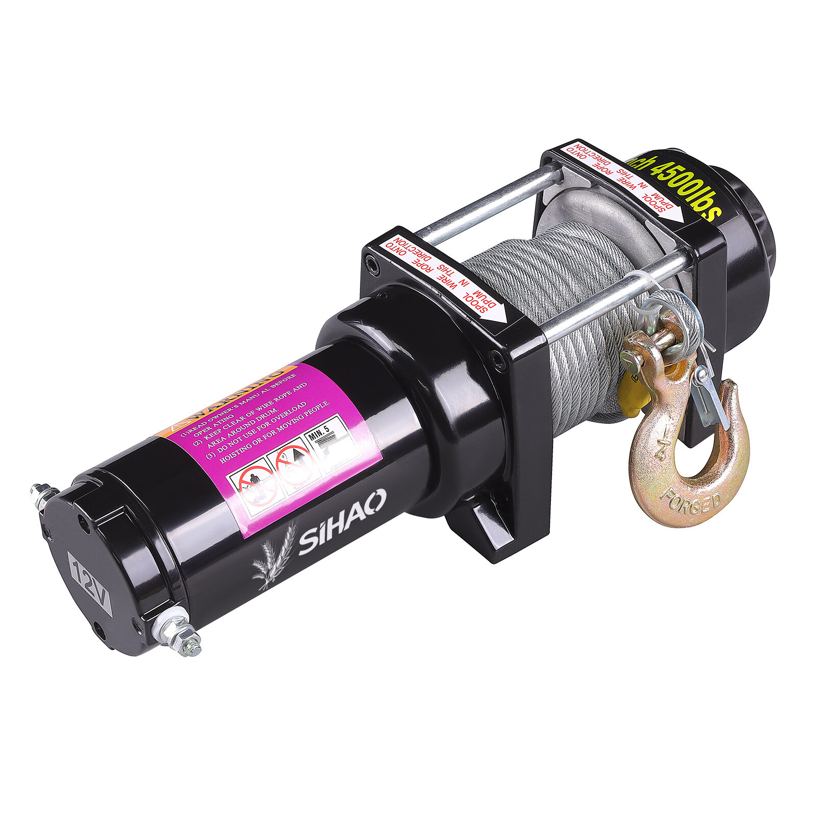 Лебедка электрическая 4500 lbs 12V
