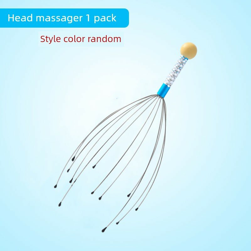 Массажер для головы в виде осьминога, не-электрический, для здоровья и ухода за волосами 【1 упаковка】Массажер для головы