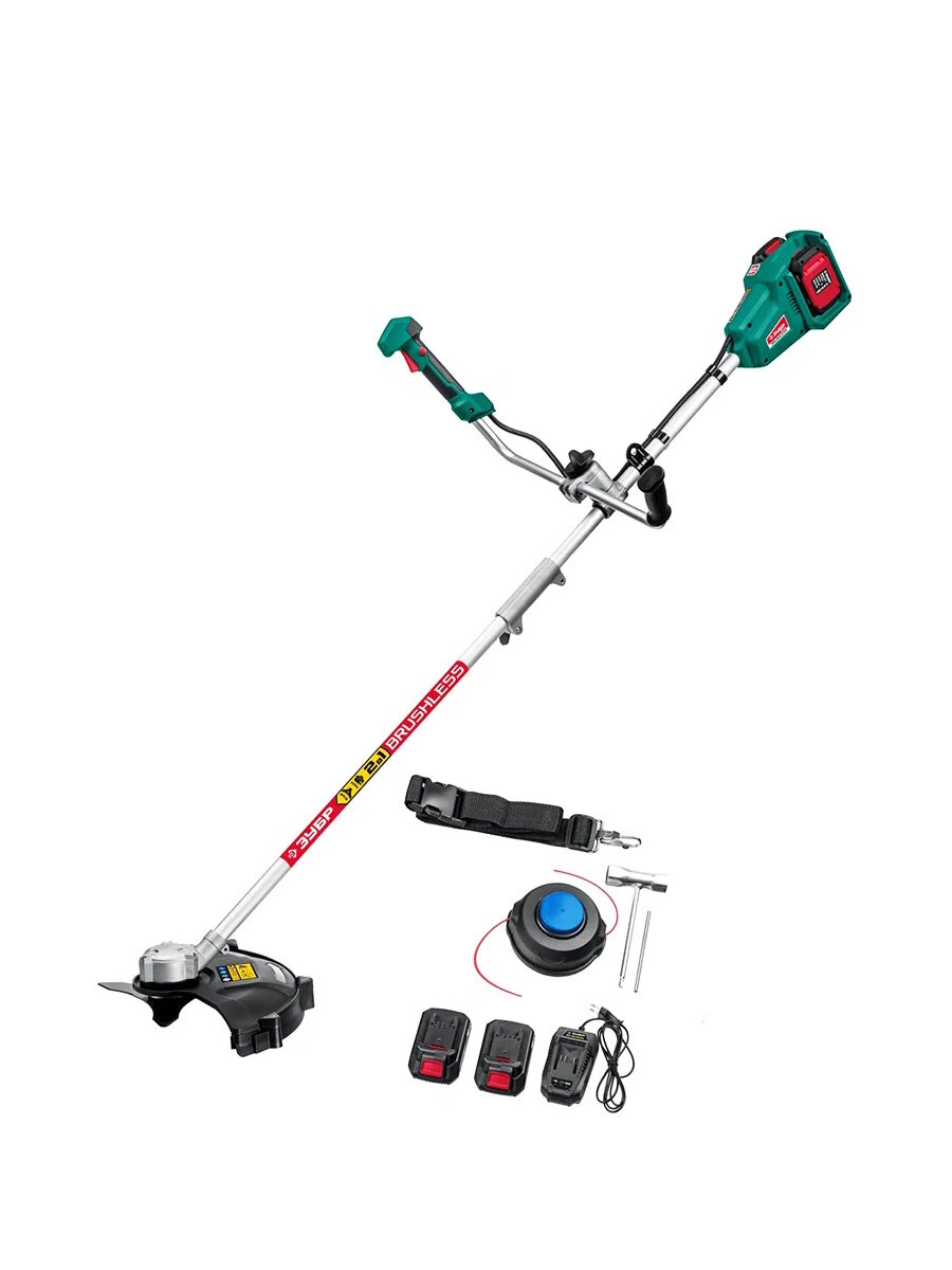 Триммер аккумуляторный ЗУБР ТАБ-365-22 36В, 2х18В АКБ 2А*ч 255/350 мм