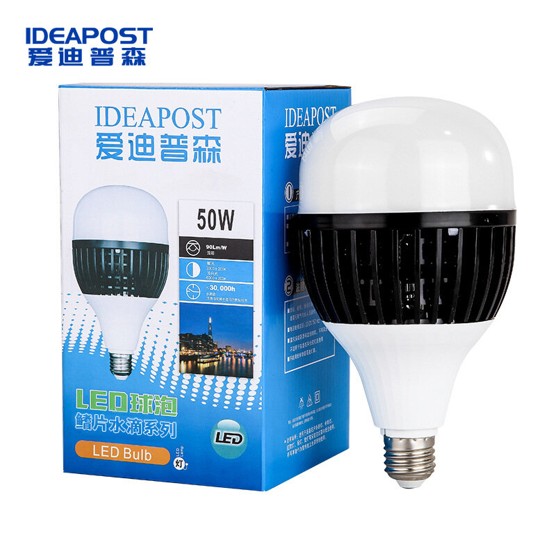 Светодиодная лампа Edipson QP-300HS, заводское освещение, цоколь E27