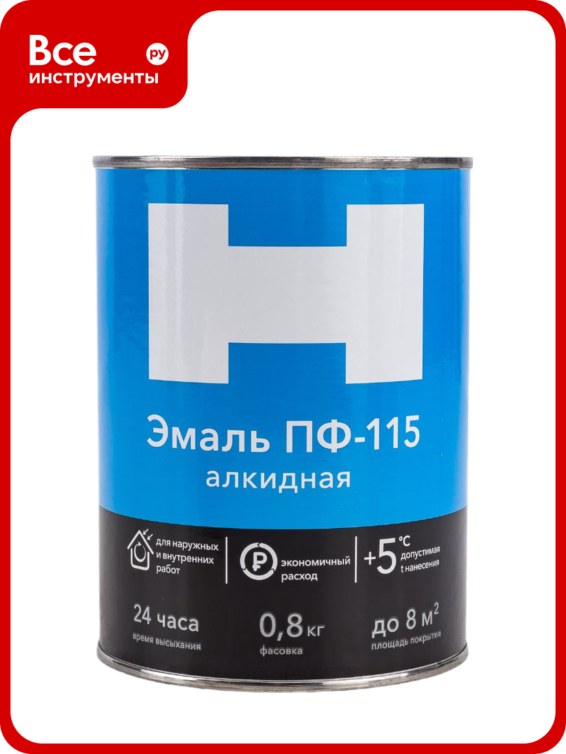 Эмаль HAMMERTON ПФ-115 хаки, 0.8 кг 211708 241517