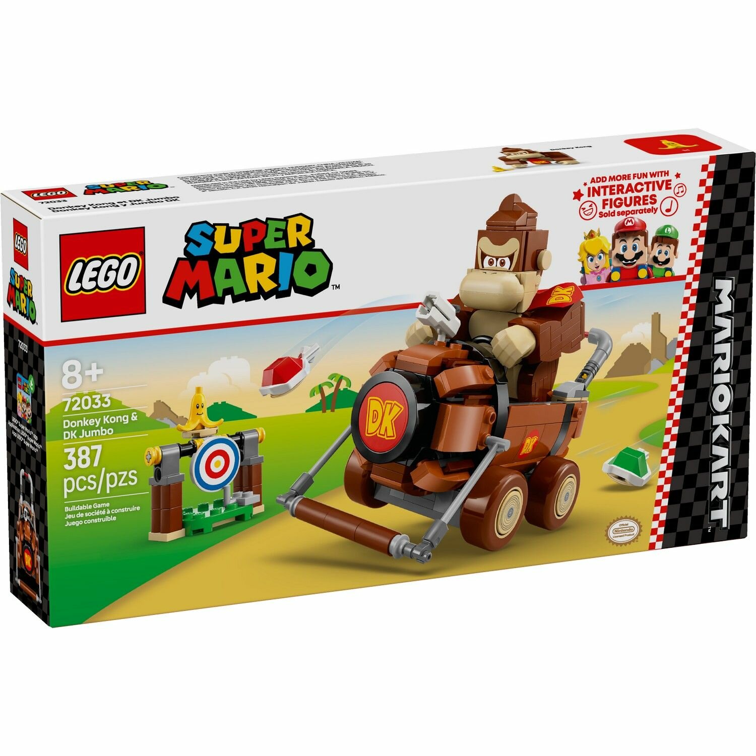 Конструктор LEGO Super Mario 72033 Марио Карт - Донки Конг и карт ДК Джамбо