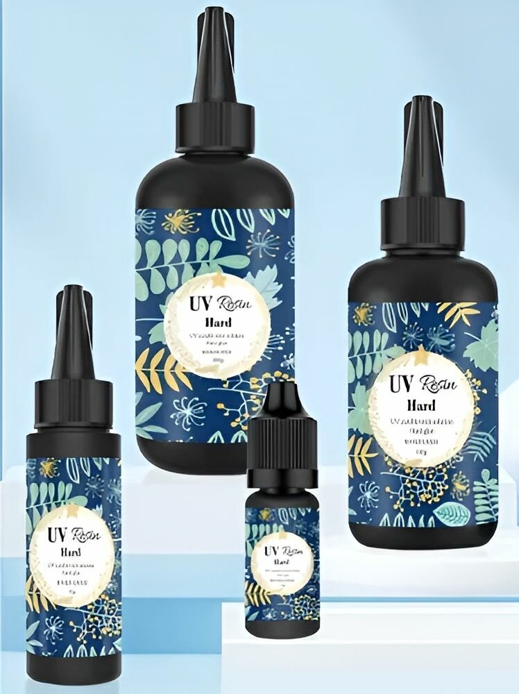 УФ - Эпоксидная смола для творчества, Акриловая УФ смола для создания украшений, поделок, Украшения, кулоны, кольца, закладки