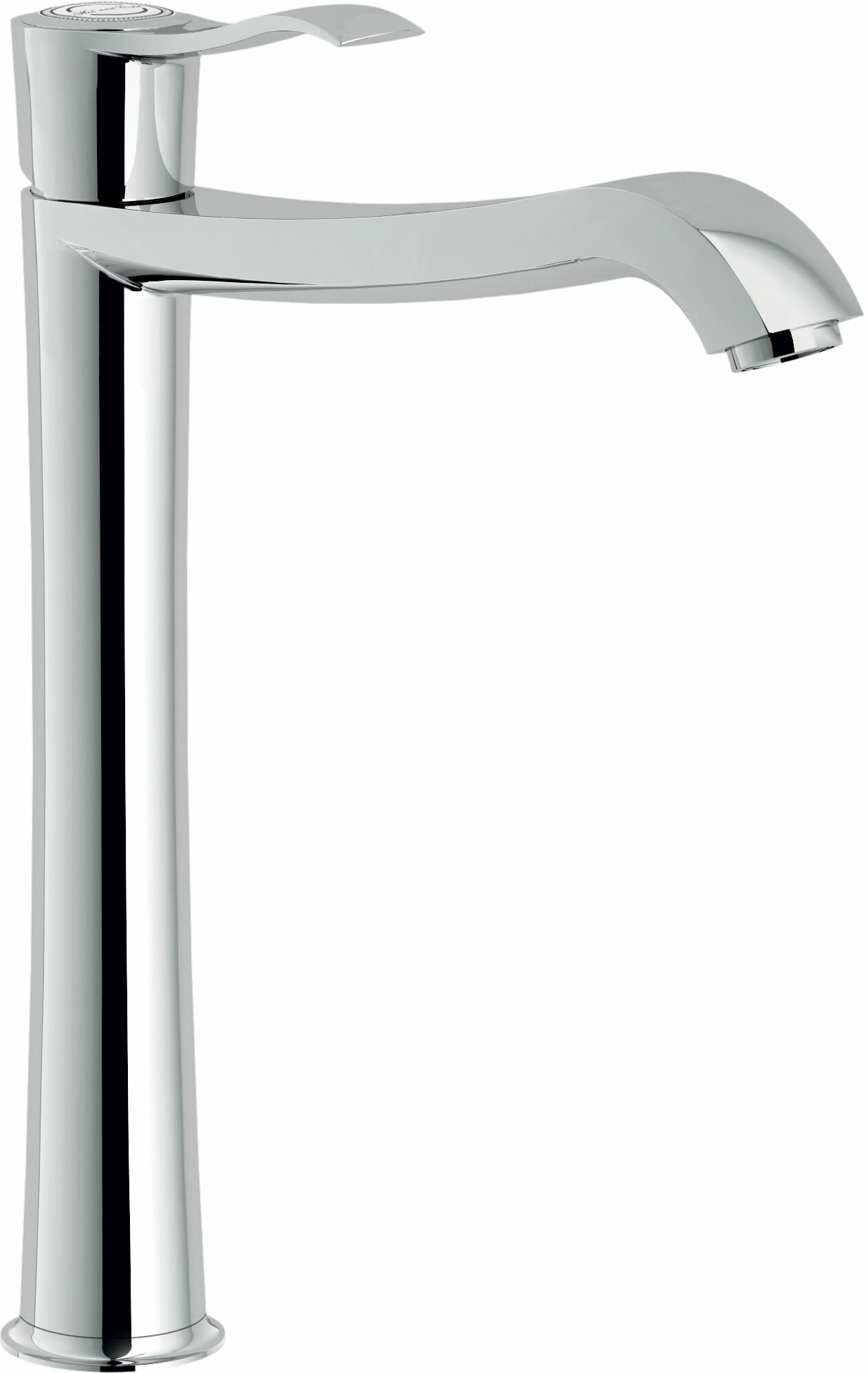 Смеситель NOBILI SOFI для раковины, однозахватный, высокий излив, донный клапан, хром SI98128/2CR
